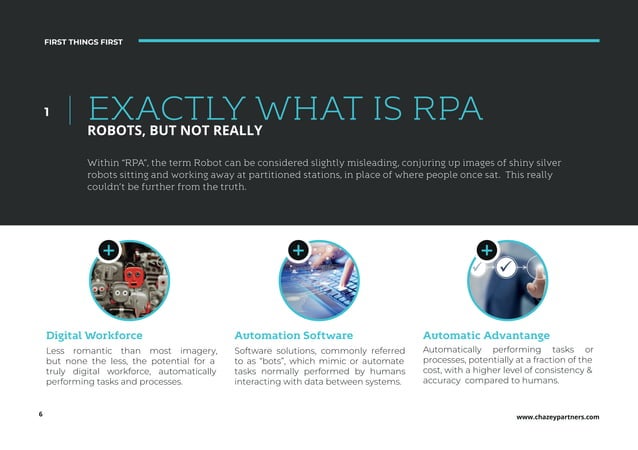 Robotic Process Automation End-to-End Implementation Roadmap | PDF