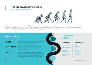 Robotic Process Automation End-to-End Implementation Roadmap | PDF