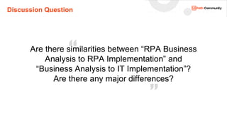 RPA Business Analysis - Up and Running.pdf