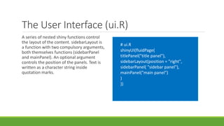 Crash Course on R Shiny Package | PPTX
