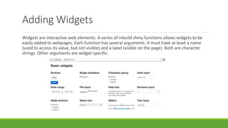 Crash Course on R Shiny Package | PPTX