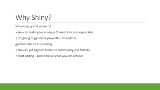 Crash Course on R Shiny Package | PPTX