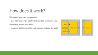 Crash Course on R Shiny Package | PPTX | Web Development | Internet