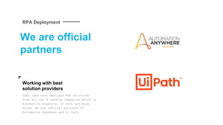 RPA (Robotic Process Automation) by Daas Labs | PPTX