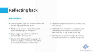 RPA delivery life cycle | PPTX | Computer Software and Applications ...