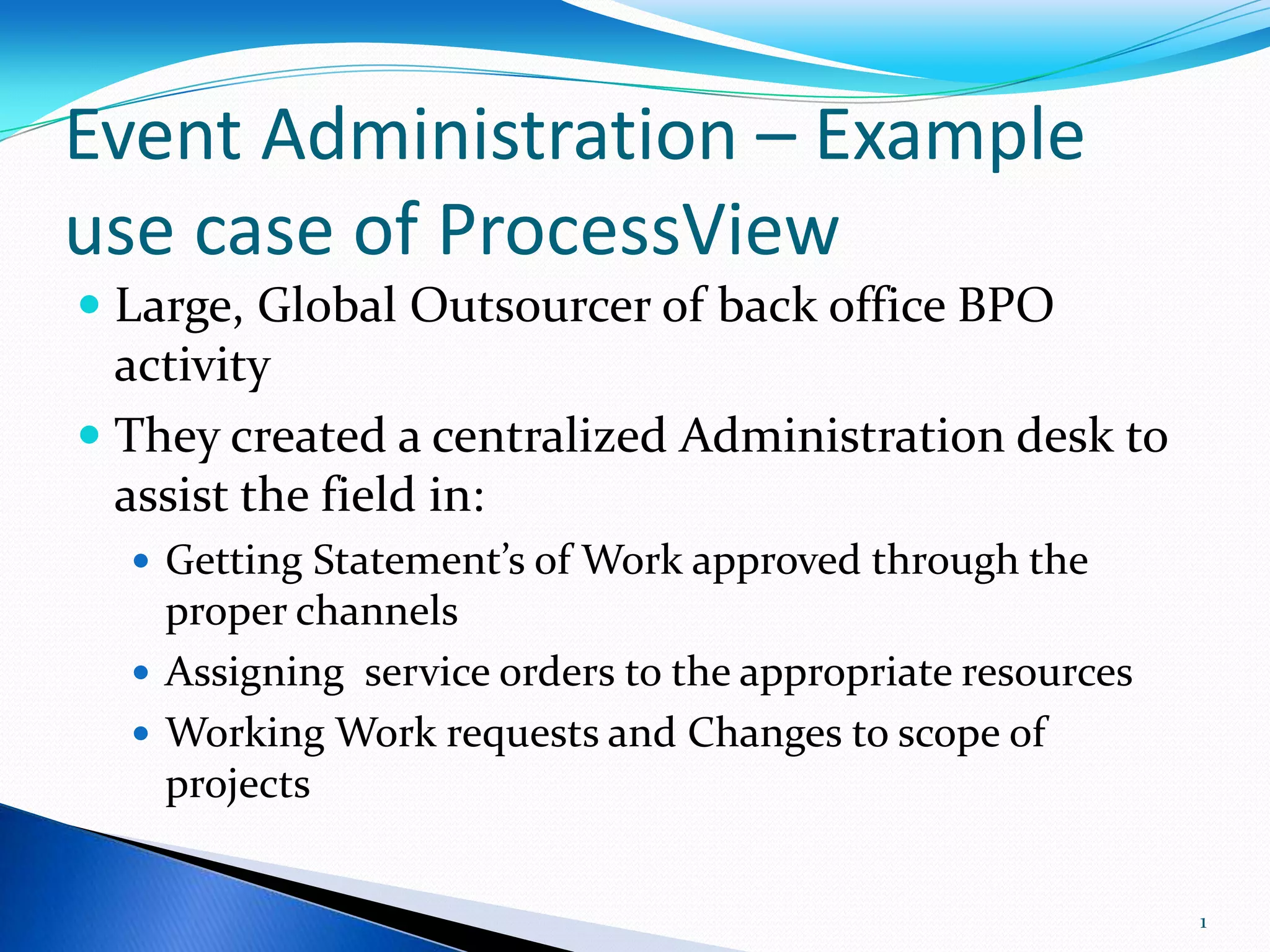 ProcessView RPA Example Outbrief | PPT