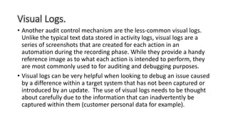 Rpa fallout and log mechanism | PPTX