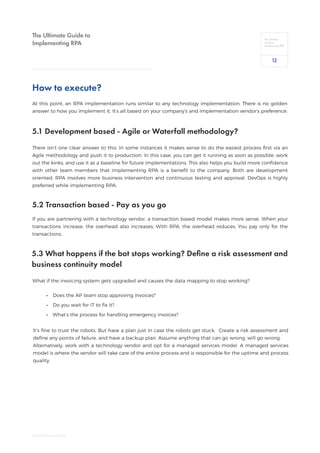 The Ultimate Guide to Implementing RPA Successfully in 2018- A ...