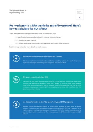 The Ultimate Guide to Implementing RPA Successfully in 2018- A Whitepaper by RapidValue | PDF