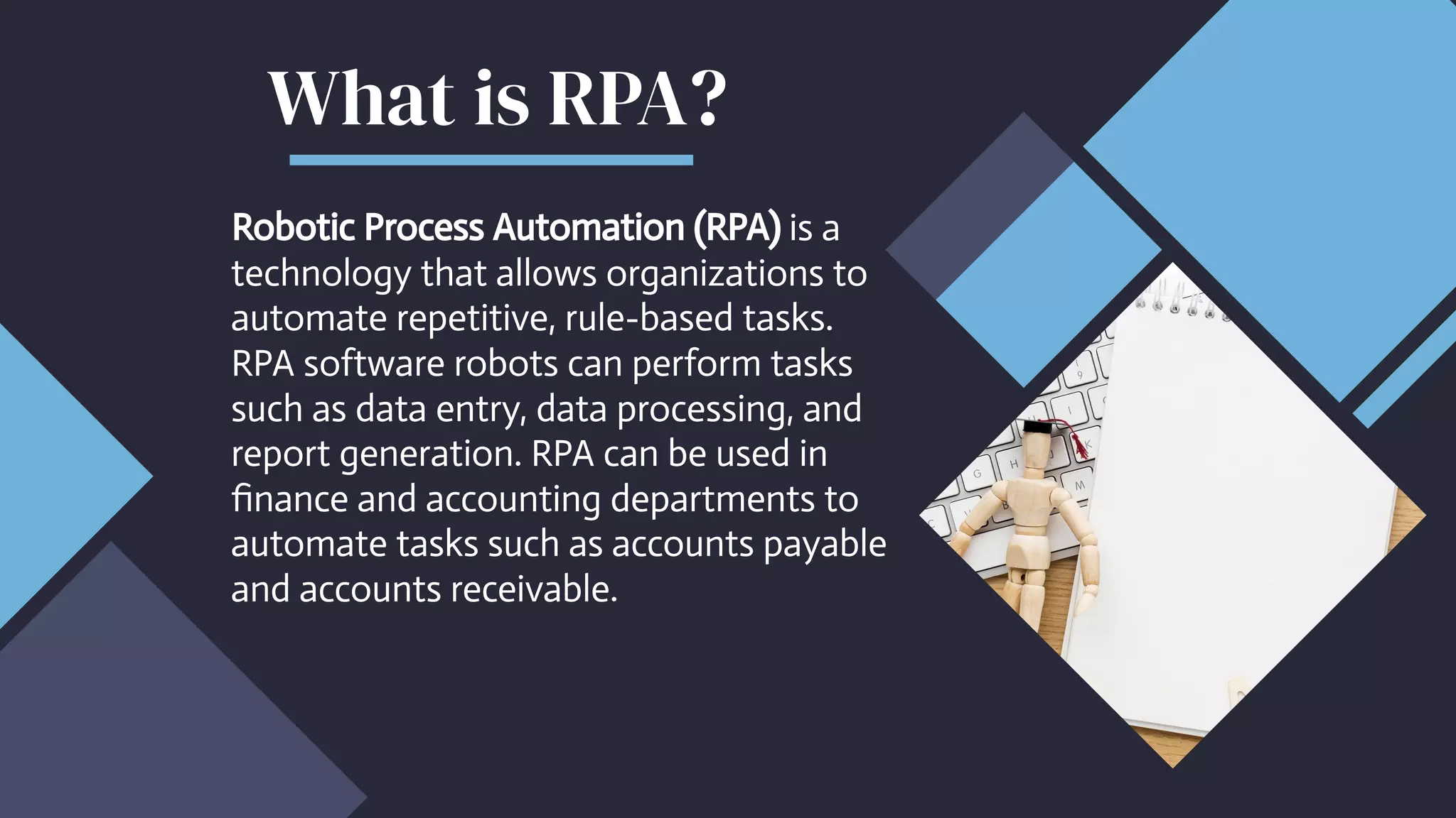 RPA for Finance and Accounting | PDF | Robotics | Technology & Computing