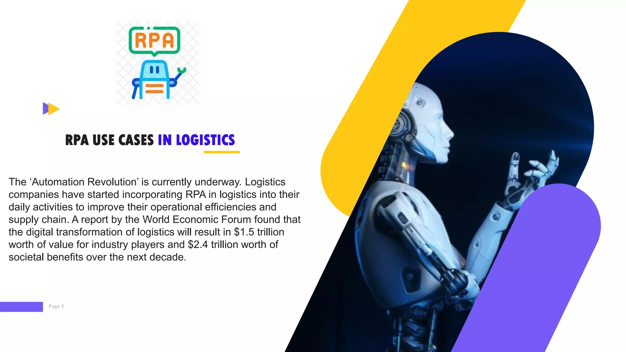 RPA in Logistics | PDF