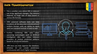 Rpa in telecom | PDF