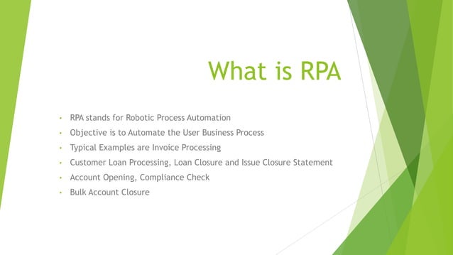 RpA introduction | PPTX