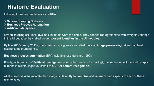 Introduction to Robotic Process Automation by K.G.Maheshwari | PPTX ...