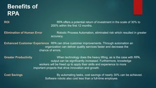 Introduction to Robotic Process Automation by K.G.Maheshwari | PPTX