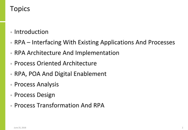 RPA (Robotic Process Automation), POA (Process Oriented Architecture) And BPM (Business Process ...