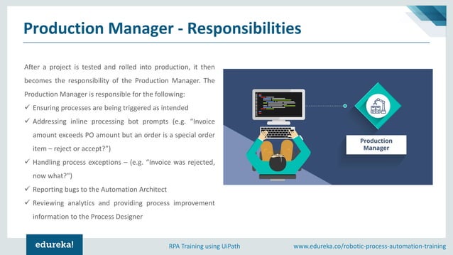 RPA Developer Roles and Responsibilities | RPA Developer Training | RPA Tutorial | Edureka | PPT