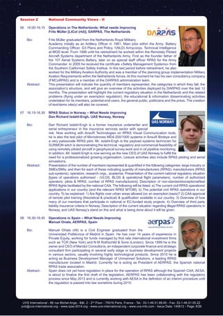 Rpas 2014 Conference Program (with bios & abstracts) | PDF