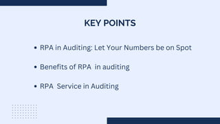 RPA Service in Auditing.pdf | Robotics | Technology & Computing