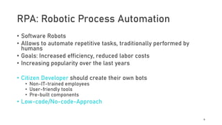 Experimental Performance Evaluation of RPA Bots | PPT