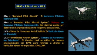 AERONAVES NO TRIPULADAS RPAS MODULOS drones.pptx