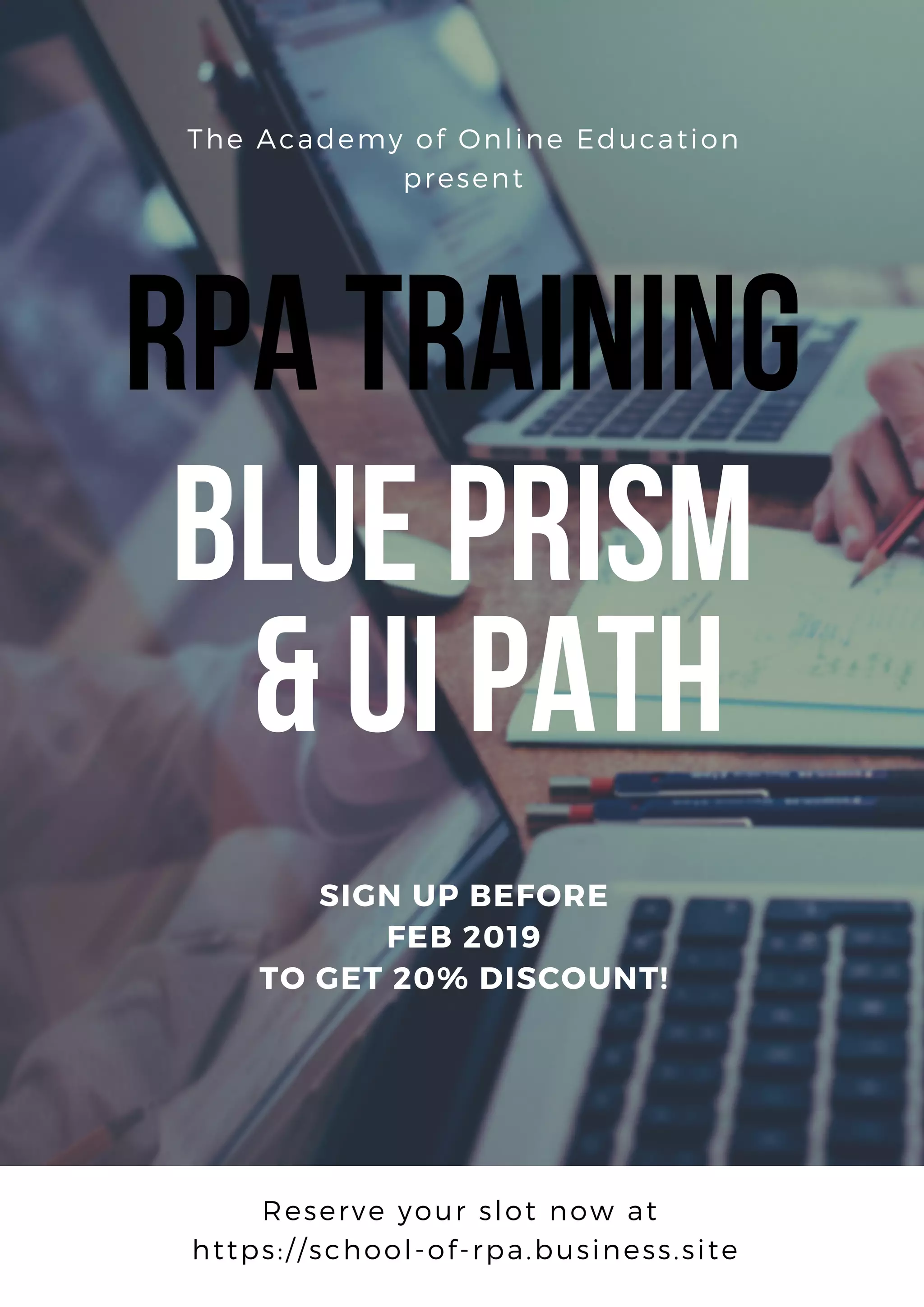Rpa training blue p rism & ui path poster | PDF