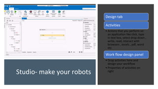 RPA training for Beginners using UiPath | PPT