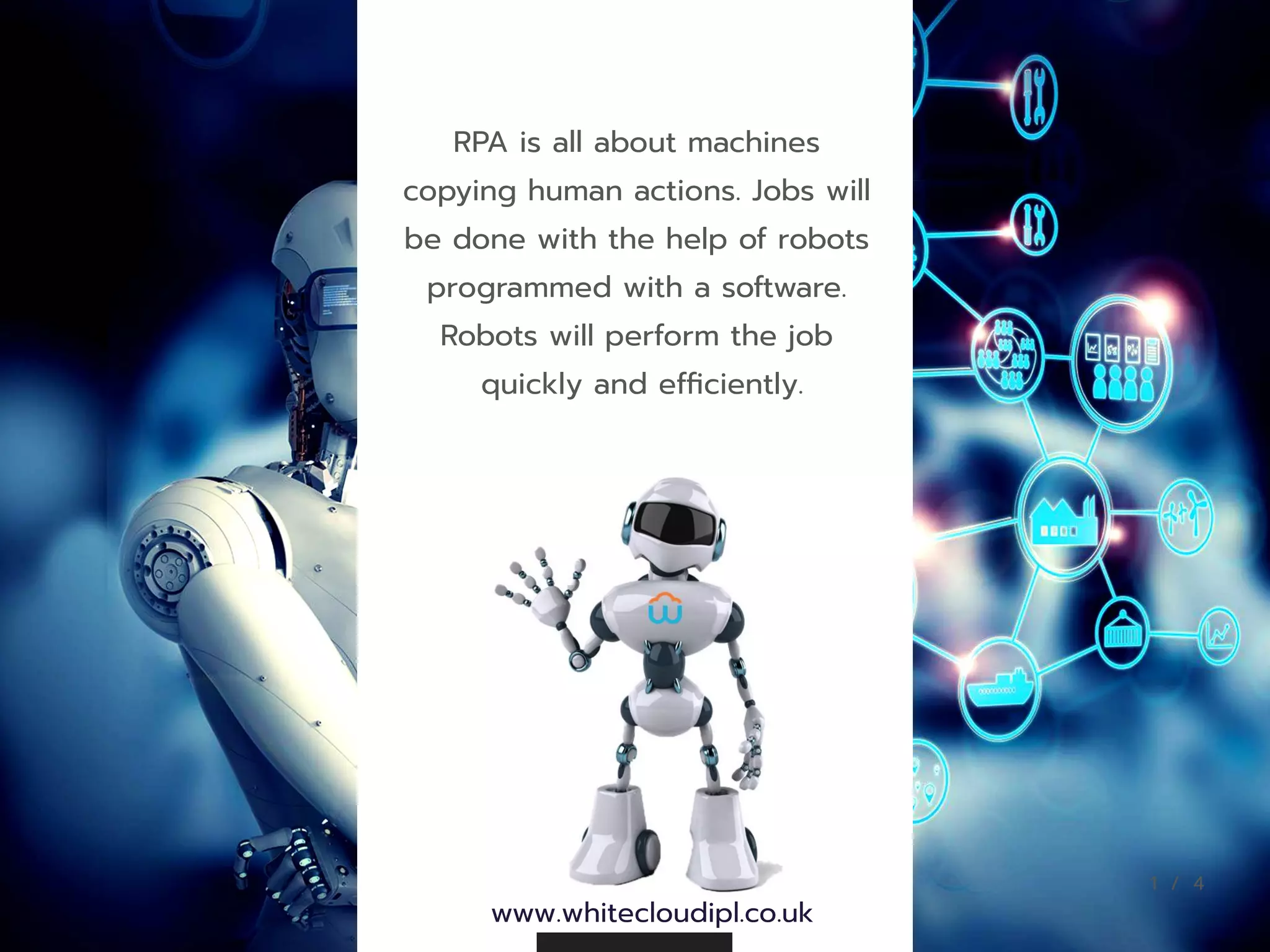 Advantages Of Rpa For Businesses In London Robotic Process Automation‎ Ppt