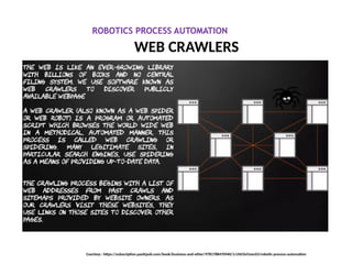 Robotic Process Automation Basic Concepts - Types of Bots | PPTX