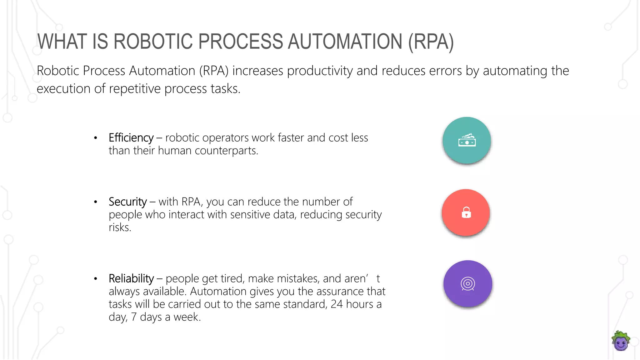 Robotic Process Automation using a Digital Twin | PPTX