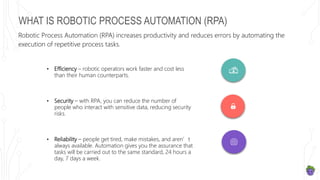 Robotic Process Automation using a Digital Twin | PPTX