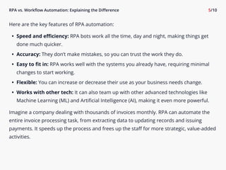 RPA vs. Workflow Automation Explaining the Difference.pdf | Technology Industry | Industries
