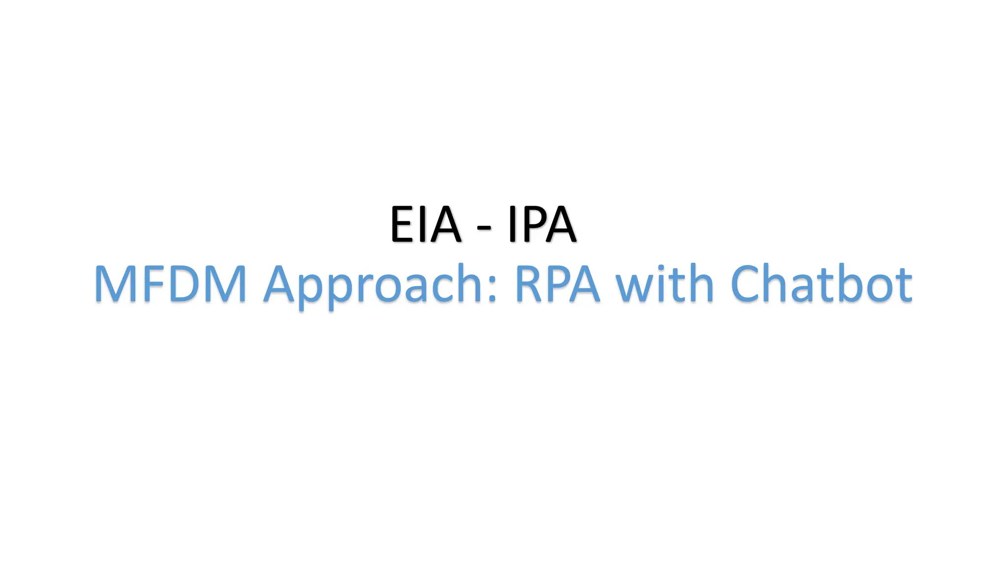 How rpa works along with chatbot with tt | PPT