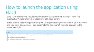 RPA with UIPath and Flaui | PPTX | Robotics | Technology & Computing