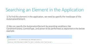 RPA with UIPath and Flaui | PPTX