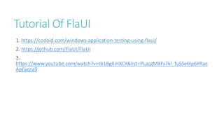 RPA with UIPath and Flaui | PPT