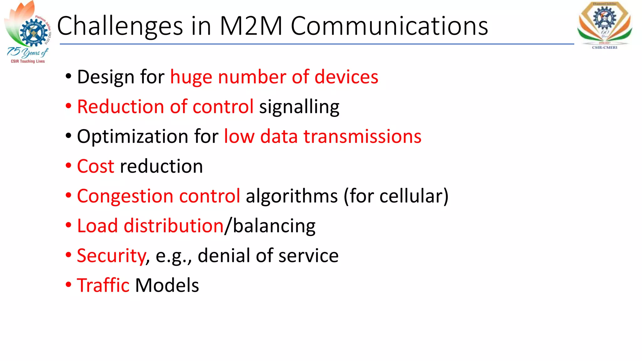 Machine-to-Machine Communications | PPTX