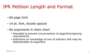 Inter Partes Review of Patents | PPTX