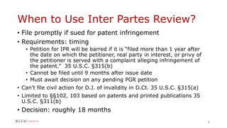 Inter Partes Review of Patents | PPTX