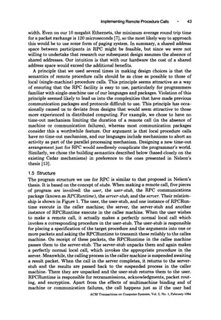 Implementing Remote Procedure Calls | PDF