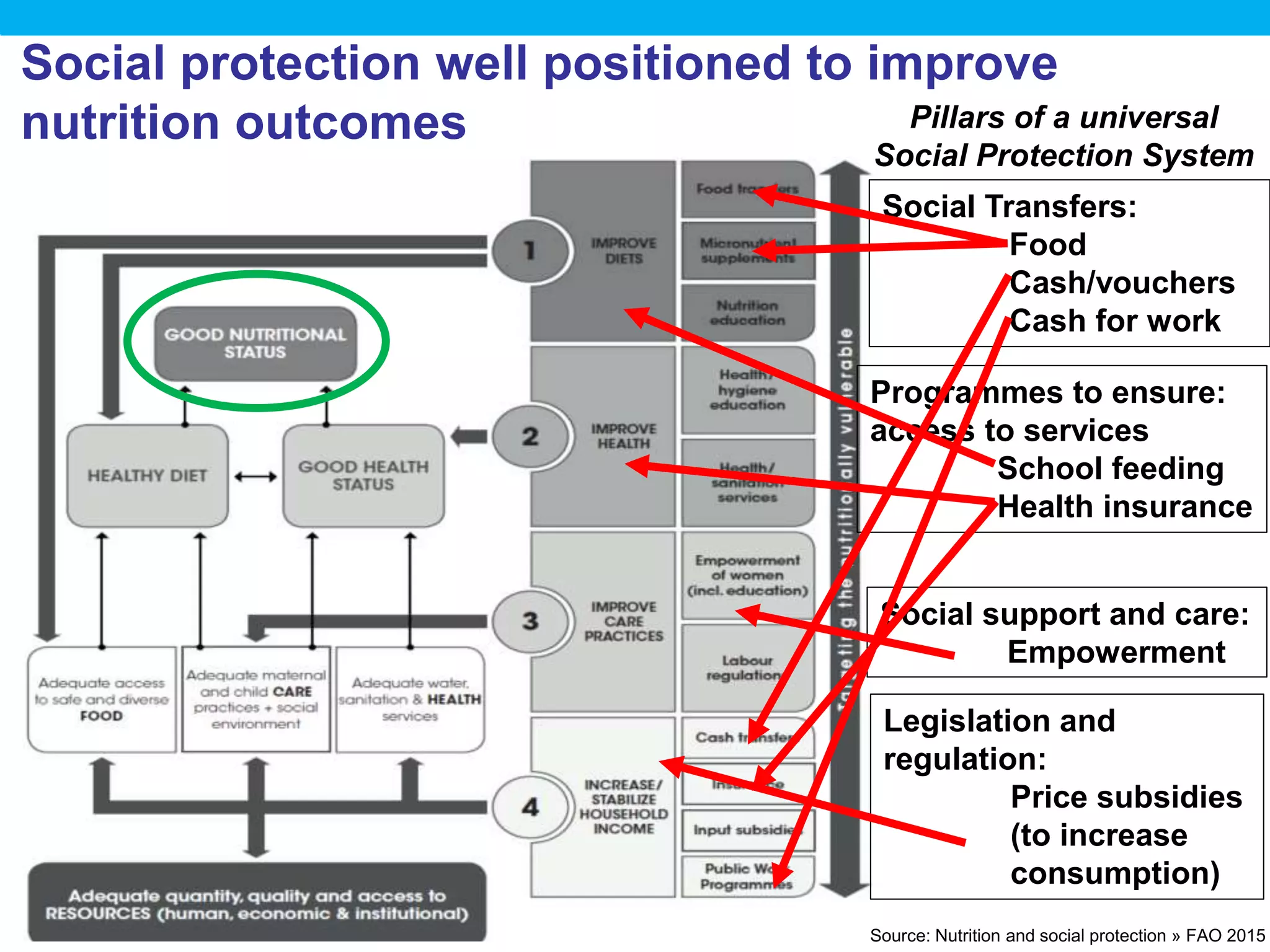 Social protection: A pathway for sectorial integration of nutrition | PPT