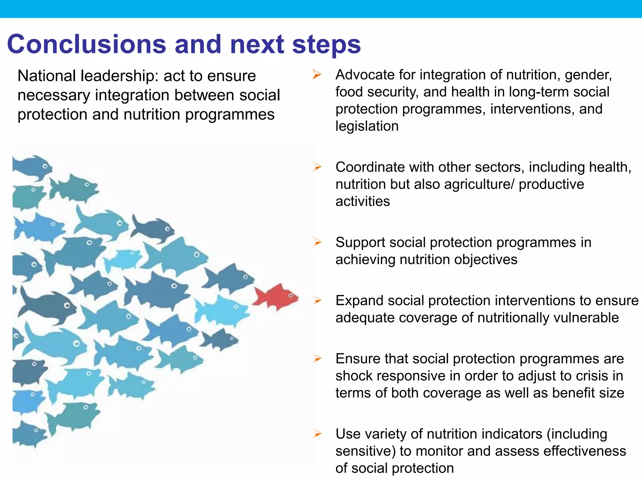 Social protection: A pathway for sectorial integration of nutrition | PPT