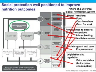 Social protection: A pathway for sectorial integration of nutrition | PPT