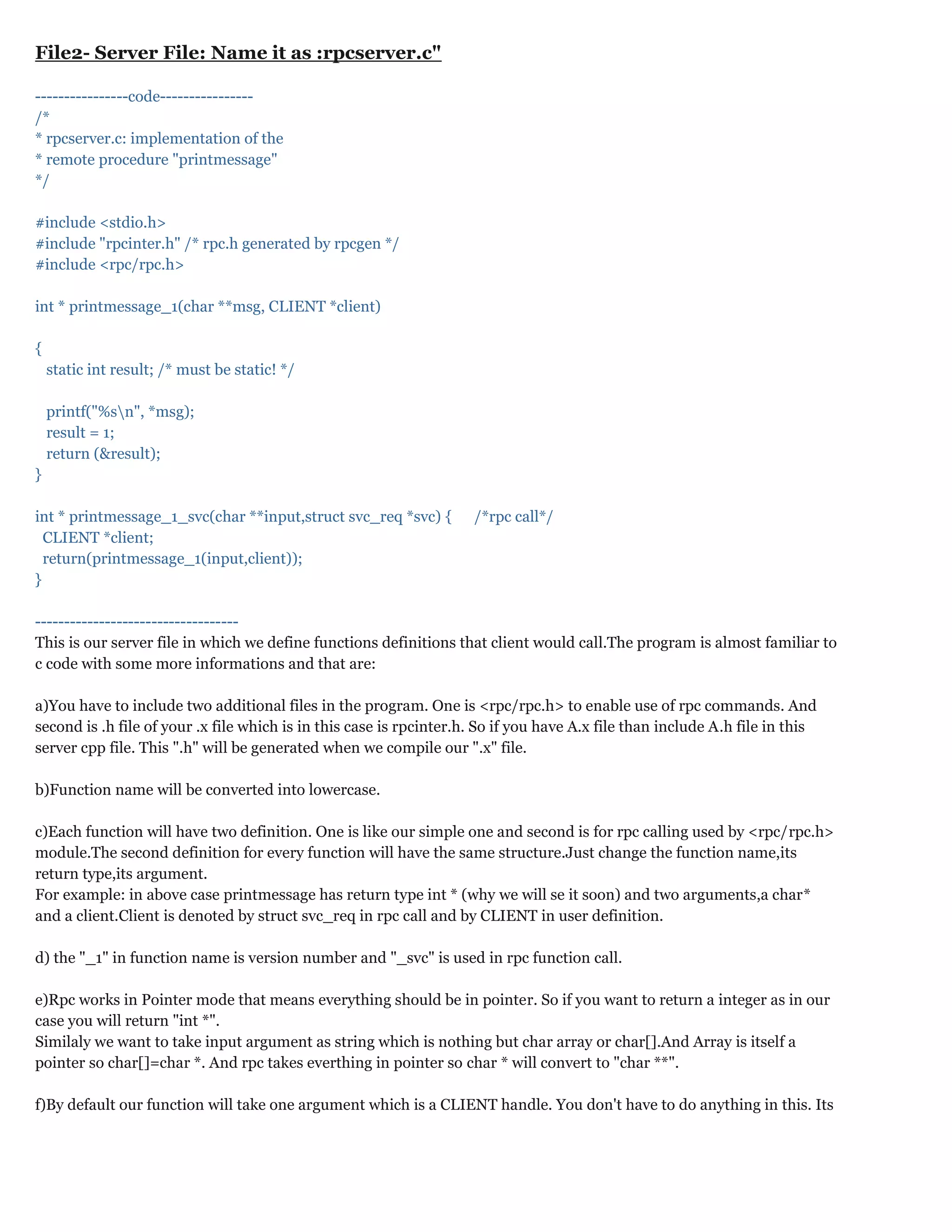 Rpc mechanism | DOCX