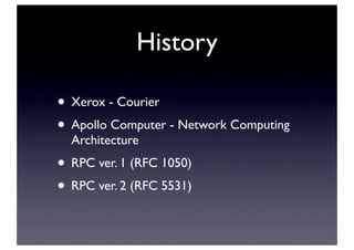 RPC protocols | PPT
