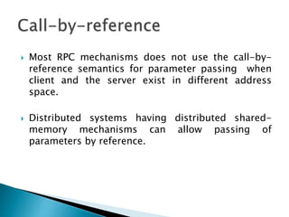 RPC: Remote procedure call | PPTX
