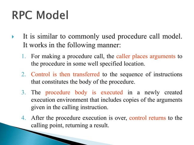 RPC: Remote procedure call | PPTX