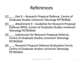 Research Proposal Defense | PPTX
