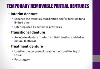 Removable partial dentures full information | PPT