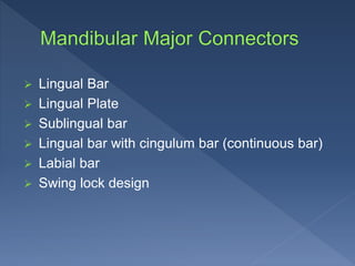 RPD Major Connectors | PPSX